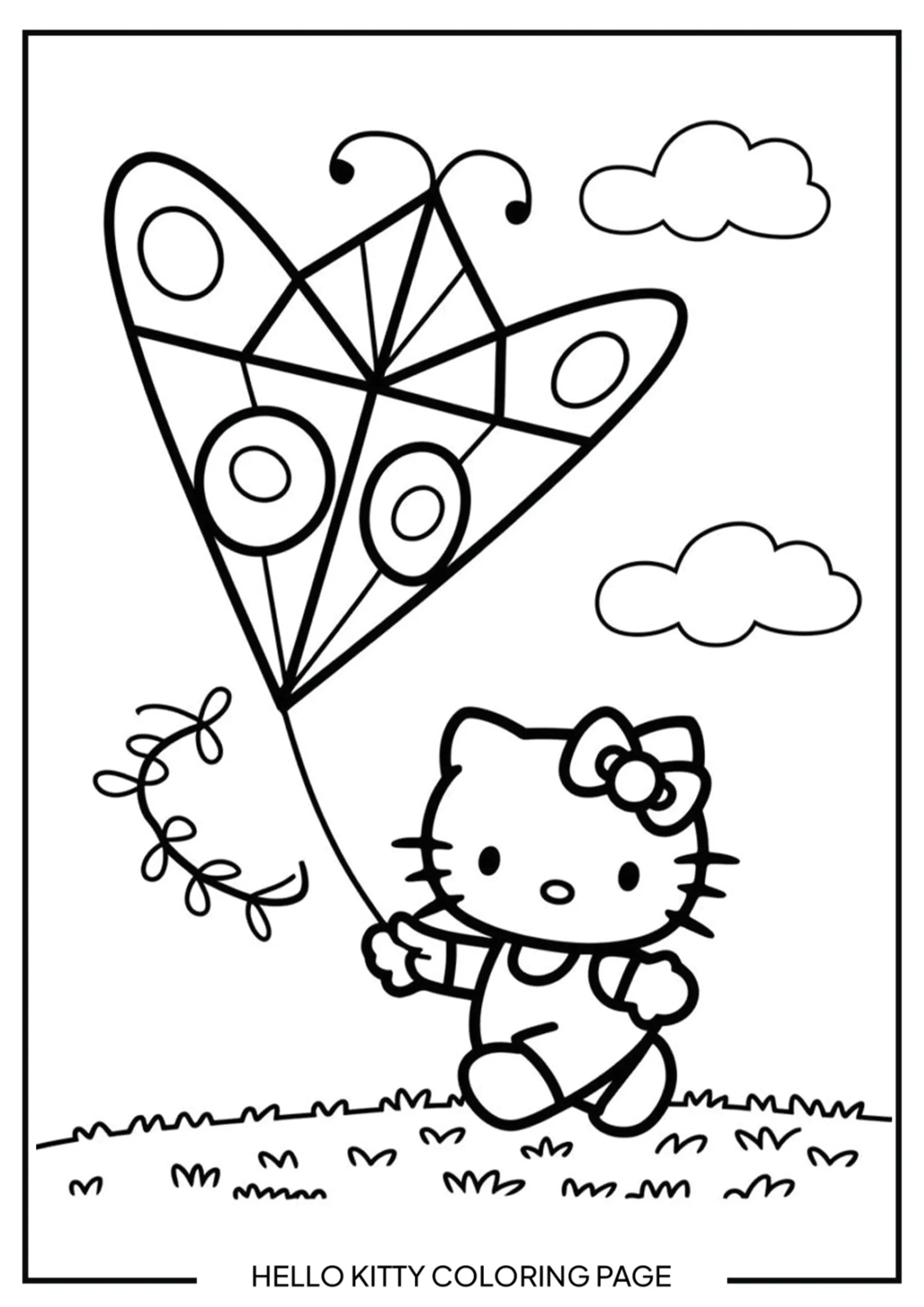 Hello Kitty Coloring Pages-Free PDF Printables For Kids 2025