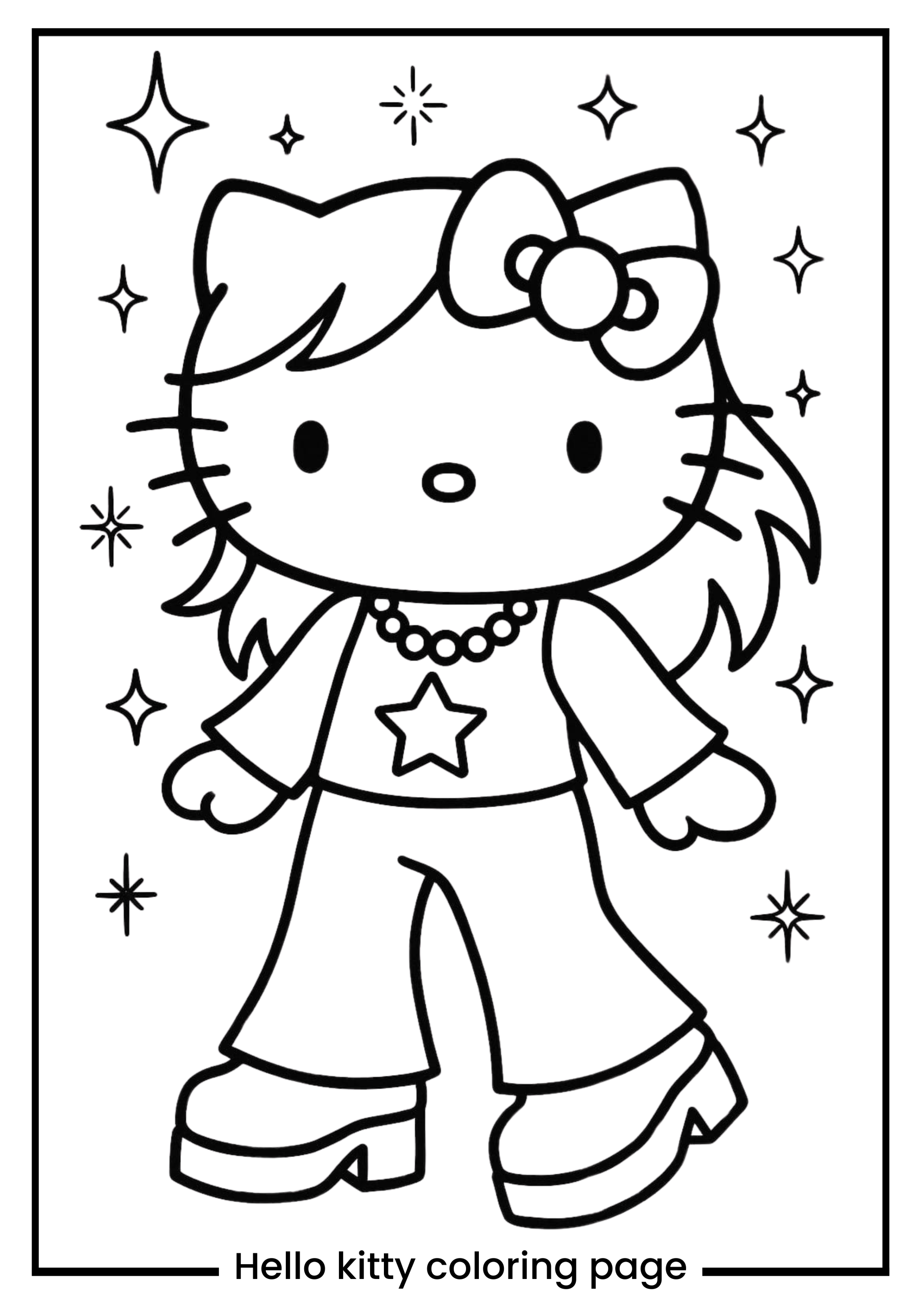 Hello Kitty Drawings– Free Printables PDF & Fun Sketch Ideas