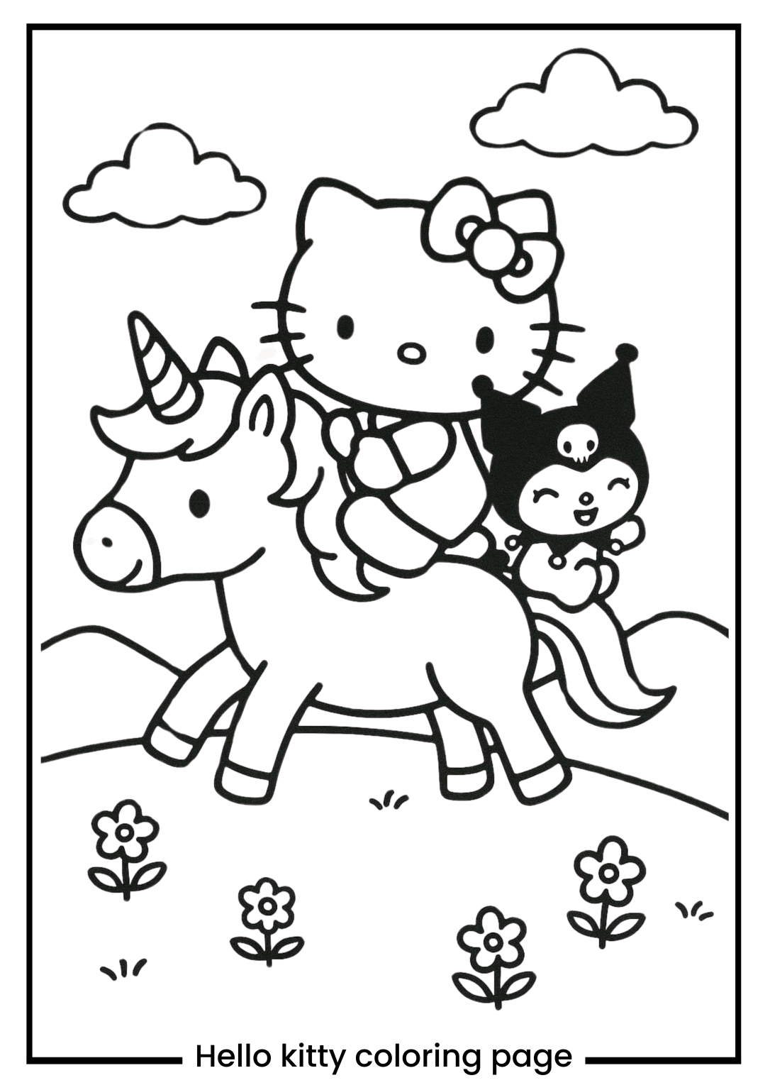 Free Hello Kitty And Friends Coloring Pages To Print-PDF 2025