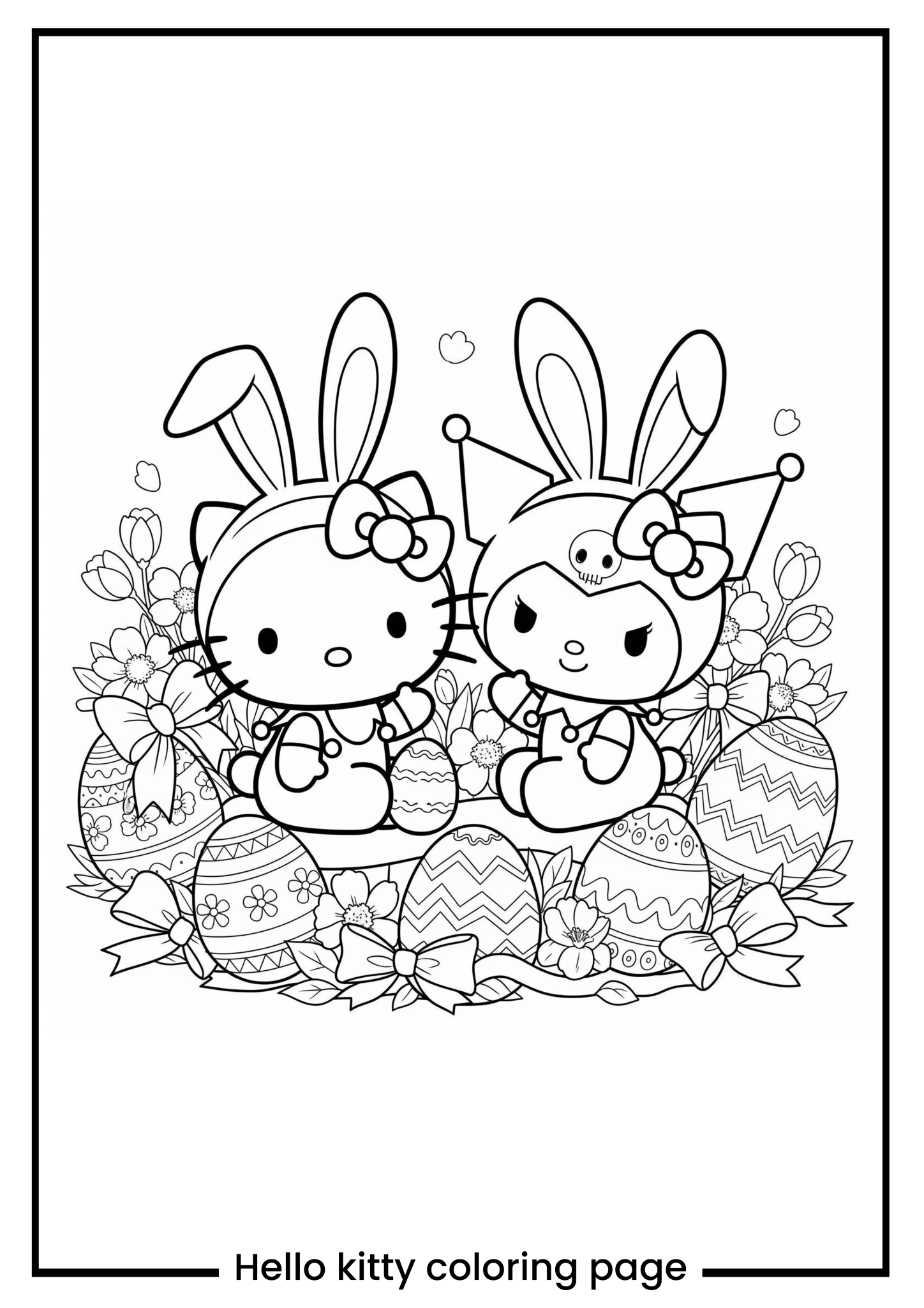 Free Hello Kitty And Friends Coloring Pages To Print-PDF 2025