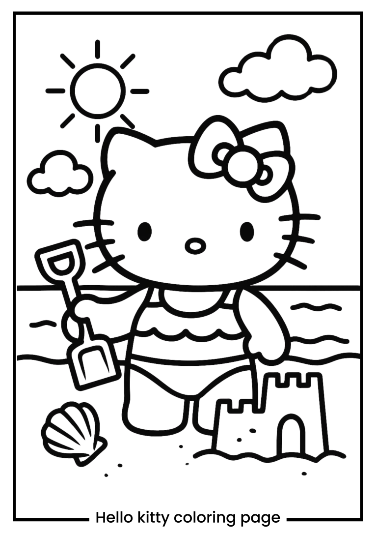 Hello Kitty Drawings– Free Printables PDF & Fun Sketch Ideas