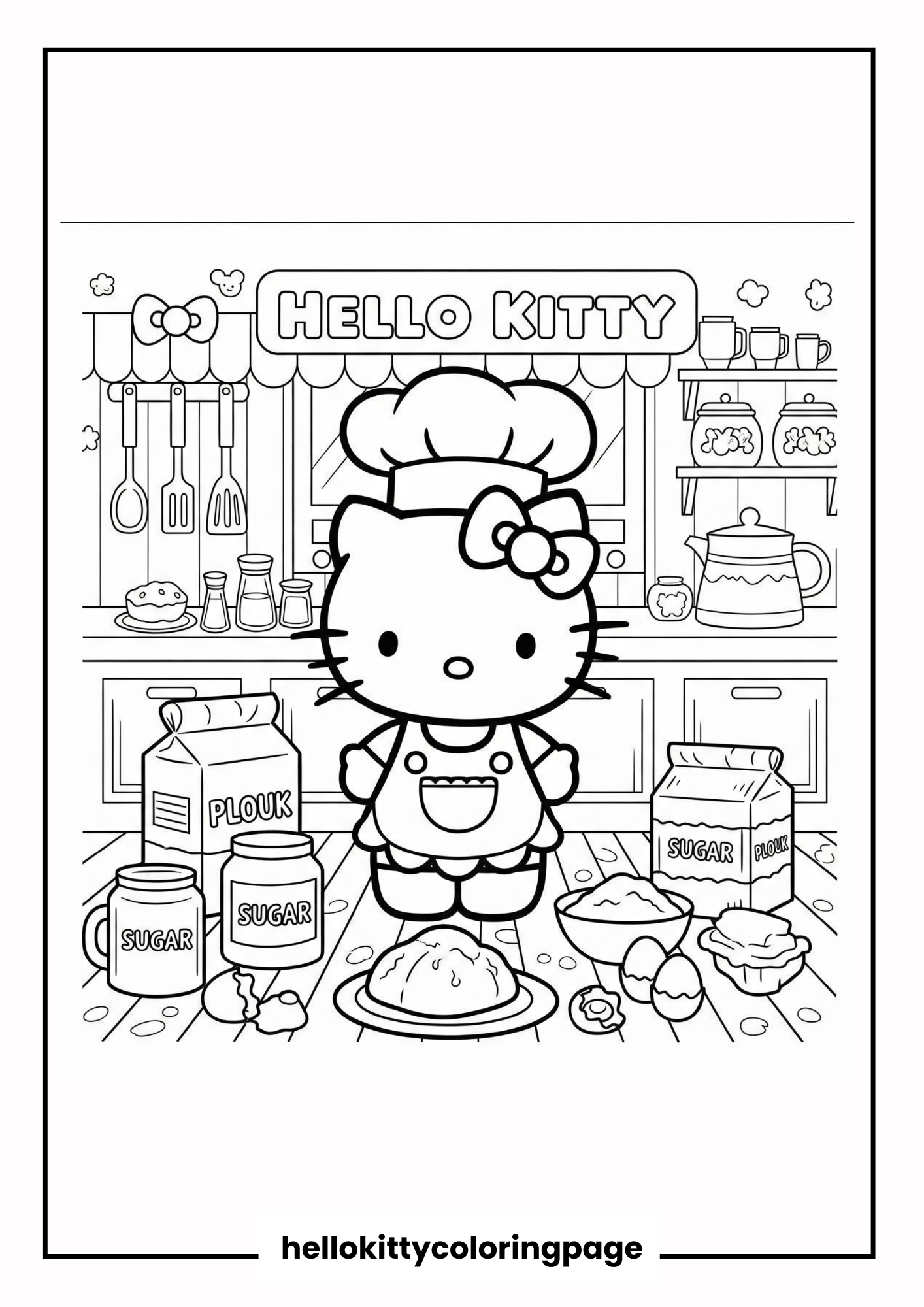 Printable Hello Kitty Coloring Pages 2025 PDFs – 100% Free!